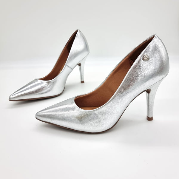Vizzano 1184-1501 Pointy Toe Pump in Silver Metallic Napa – Charley ...