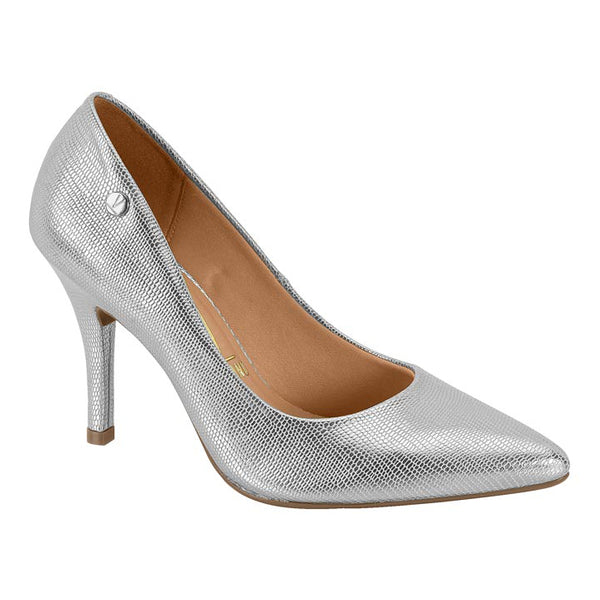 Vizzano 1184-1501 Pointy Toe Pump in Silver Metallic Lizard – Charley ...